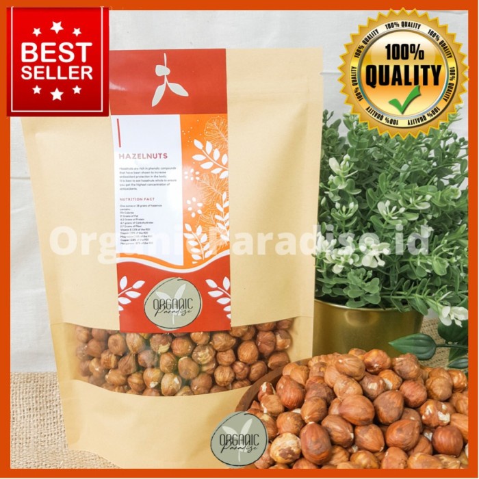 Jual Roasted Hazelnut 1 KG / Kacang Hazelnut Panggang 1 KG Premium ...