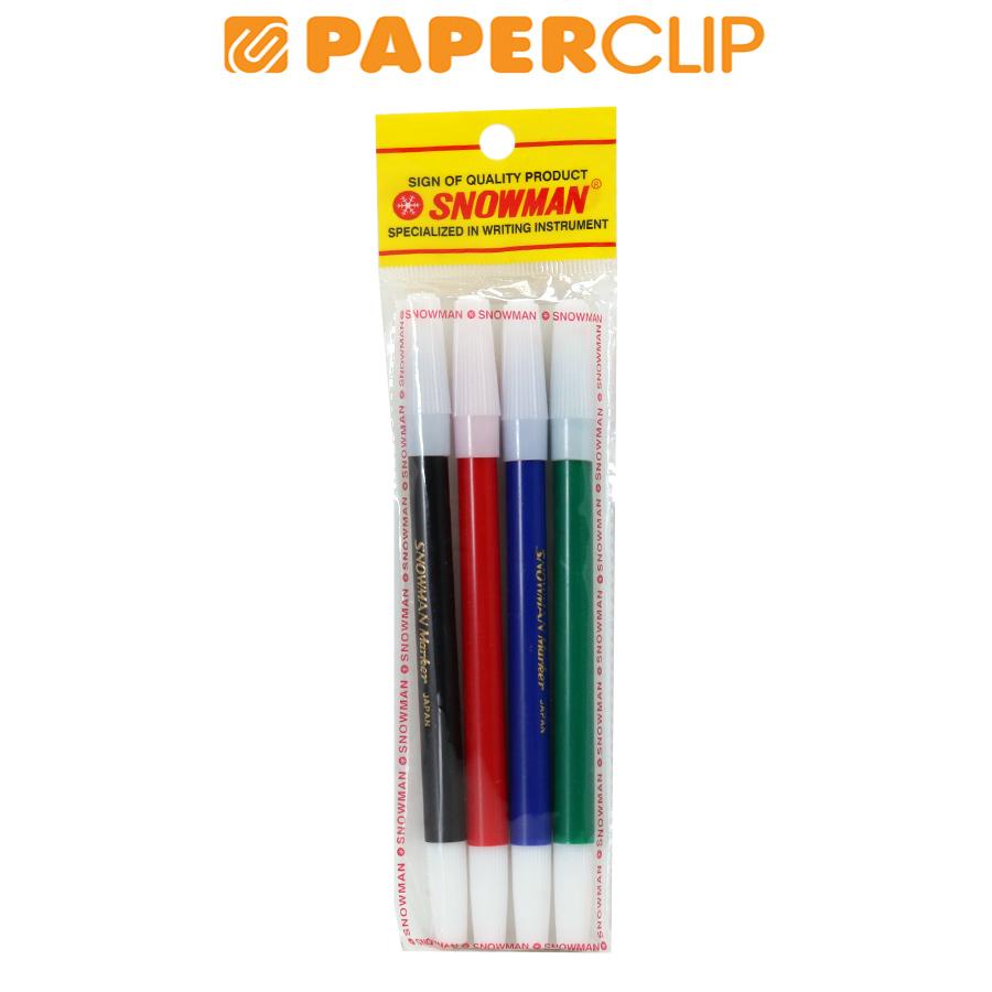 Jual SPIDOL SNOWMAN ISI 4 HITAM BIRU MERAH HIJAU | Shopee Indonesia