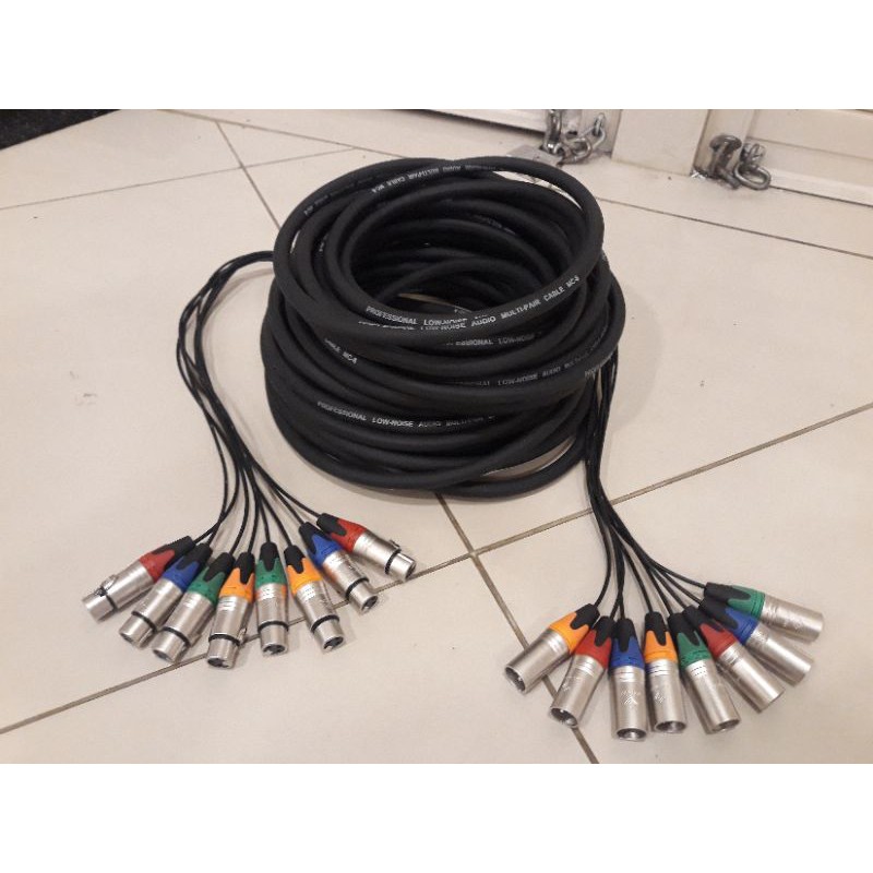 Jual Snake Kabel isi 8 Komplit (pakai Kabel Original)+ Konektor 50meter ...
