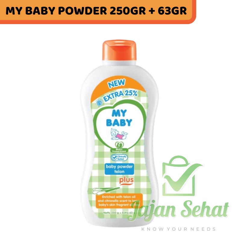 Jual MY BABY POWDER 250gr + 63gr VARIAN TELON PLUS / BARU / NEW ...