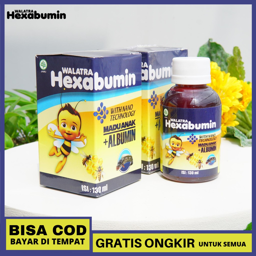 Jual Walatra Hexabumin Asli Madu Anak Plus Albumin Untuk Penambah Nafsu ...