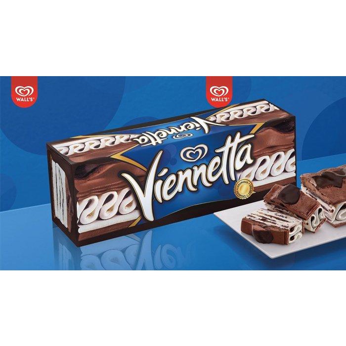Jual WALL’S ICE CREAM VIENNETTA CHOCO VANILLA 800 ML ES KRIM VANILA ...