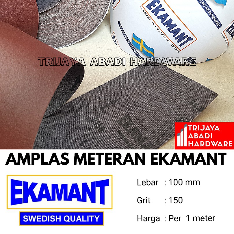 Jual Amplas Ekamant Grit 80 / 100 / 120 / 150 / 180 / 240 - Amplas ...