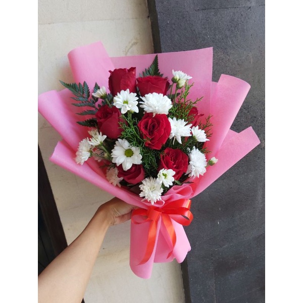 Jual Buket bunga segar, buket wisuda, buket anniversary, buket ultah ...