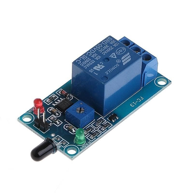 Jual Sensor Pendeteksi Kebakaran Module Relay Flame Sensor Api + Relay ...