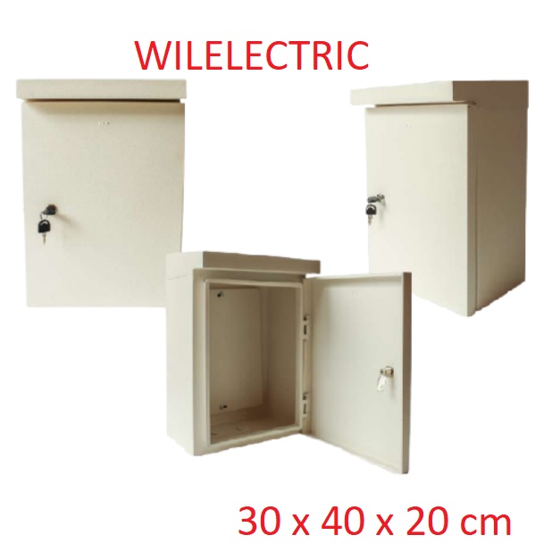 Jual IONEE Box panel listrik topi outdoor 30 x 40 x 20 / 30x40x20 cm besi | Shopee Indonesia