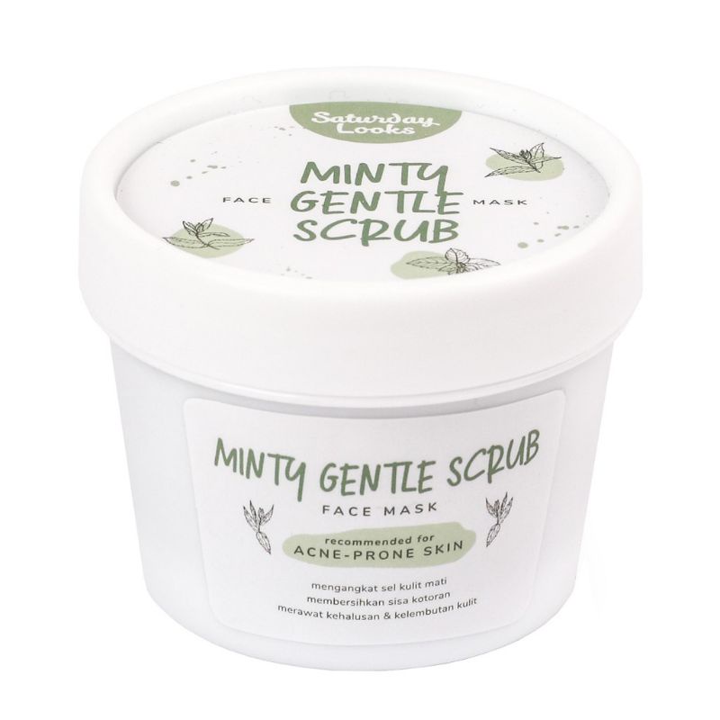 Jual Mintly Gantle Scrub Saturday Looks Share in jar (5gr, 10gr, 15gr ...