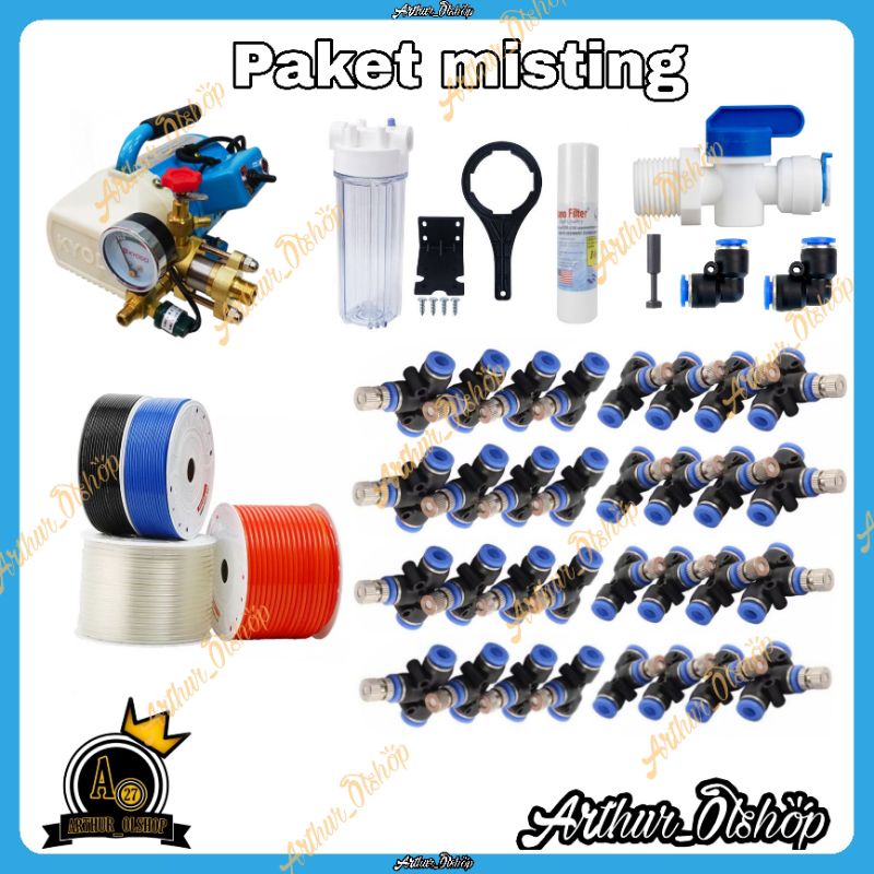 Jual Mesin Kabut Rumah Walet 150 Titik Nozzle misting kabut | Shopee ...