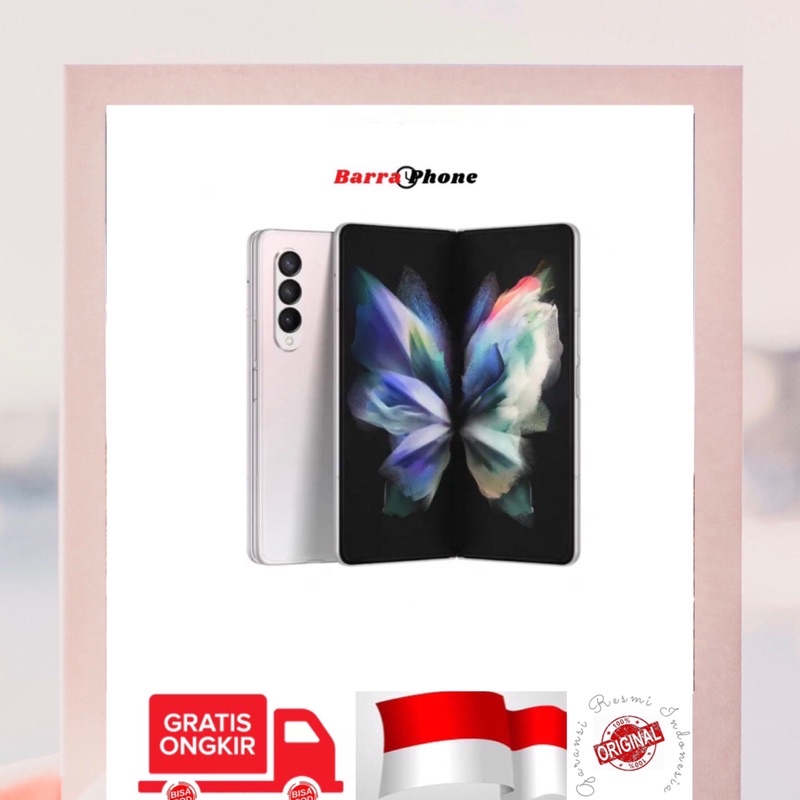 Jual SAMSUNG GALAXY Z Fold3 5G 12GB/512GB Garansi resmi SEIN 1 Tahun ...