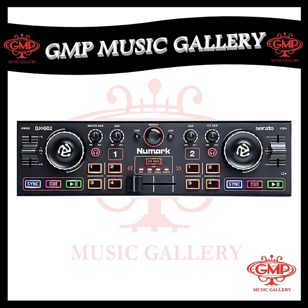 Jual Numark DJ2GO2 Pocket DJ Controller with Audio Interface / Numark ...