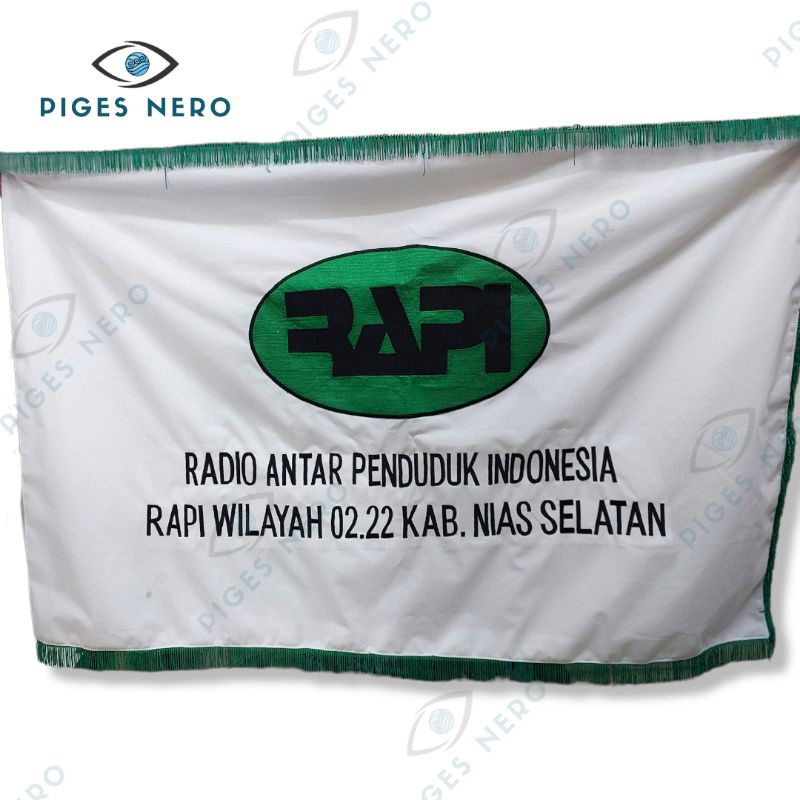 Jual Bendera Ruangan Pataka RAPI Nasional 90 x 135 Cm Bordir | Shopee ...