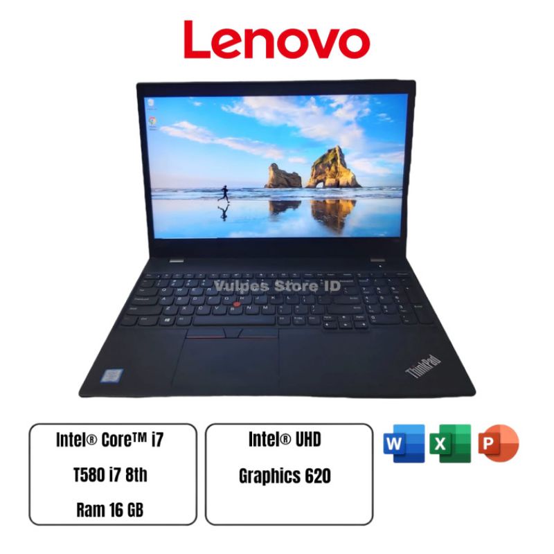 Jual Lenovo thinkpad T580 core i7 gen 8th ram 16 ssd 256 second ...