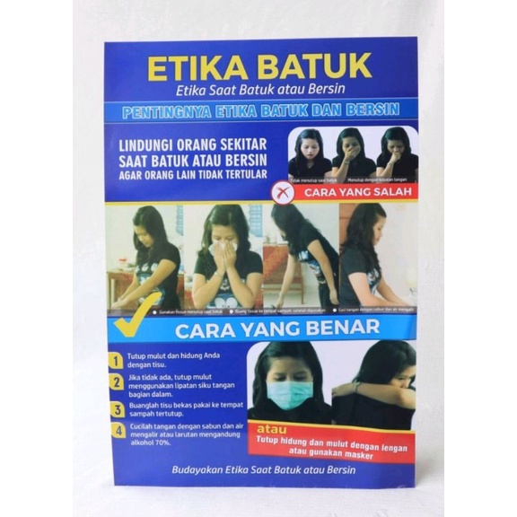 Jual Poster Etika Batuk | Poster Pentingnya Etika Batuk Dan Bersin kode ... Jual Poster Etika Batuk | Poster Pentingnya Etika Batuk Dan Bersin kode ...