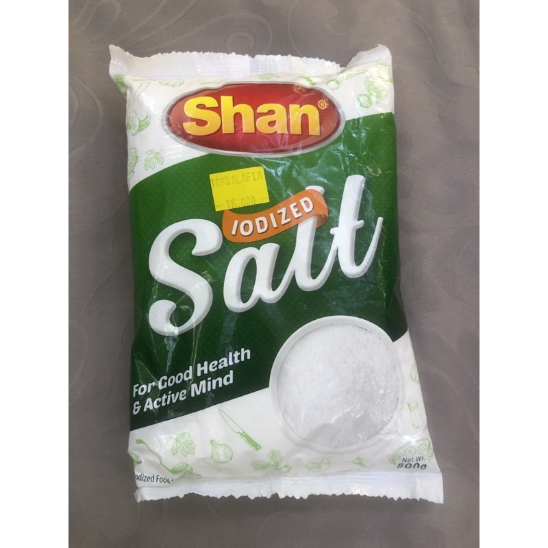 Jual Iodized Salt / Garam beryodium merk Shan 800gr | Shopee Indonesia