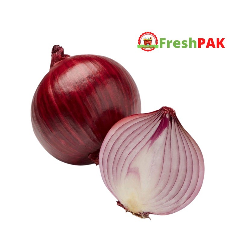 Jual SayurJM - Bawang Bombay Merah / Ungu Segae 1/2 kg / Red onion ...