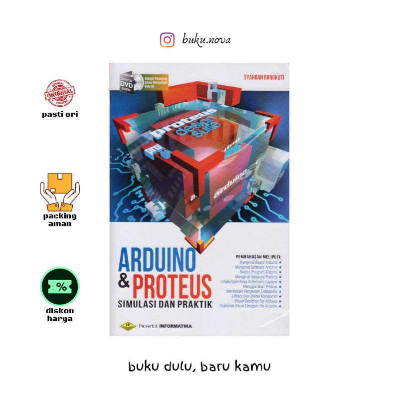 Jual Buku Arduino & Proteus Simulasi dan Praktik + CD | Shopee Indonesia