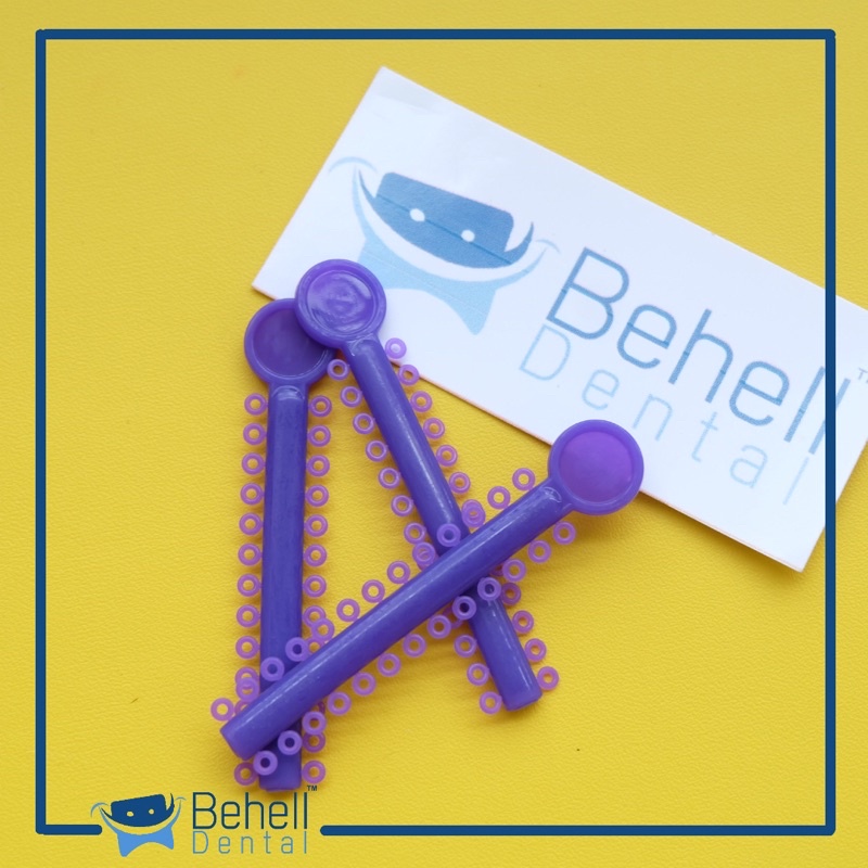 Jual Karet Behel Motif Power O ring Bulat PREMIUM - Dental rubber band ...