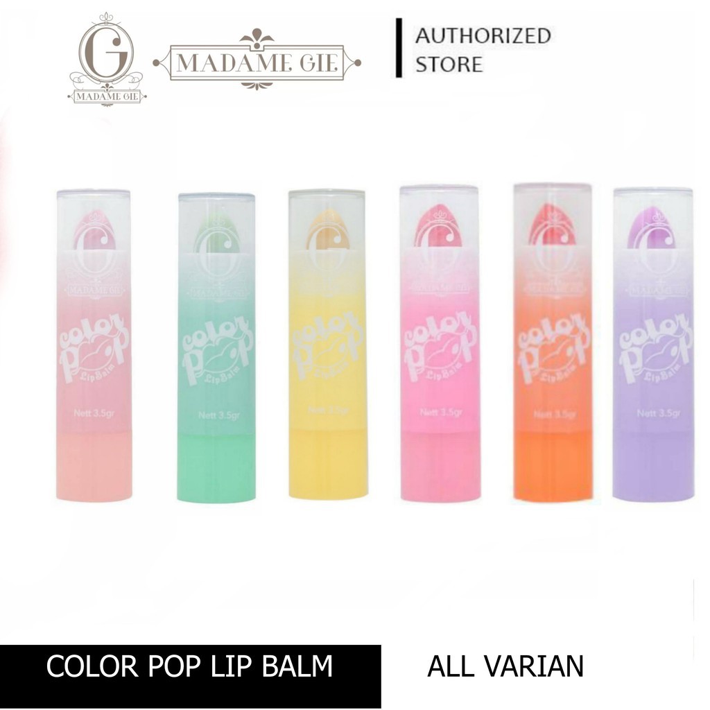 Jual MADAME GIE - COLOR POP LIP BALM | Shopee Indonesia