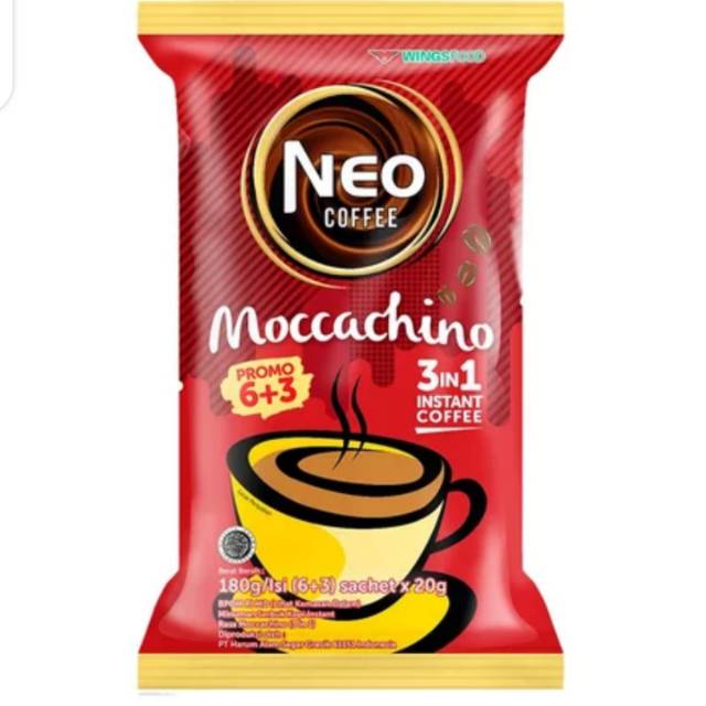 Jual Kopi neo coffe neo moccachino dan macchiato 9 pcs | Shopee Indonesia