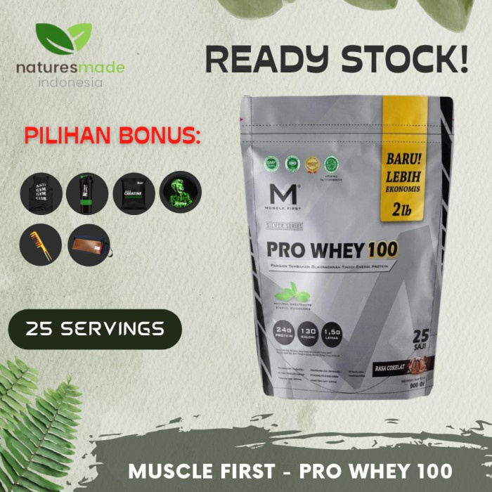 Jual M1 Muscle First MuscleFirst Pro Whey 100 | Shopee Indonesia