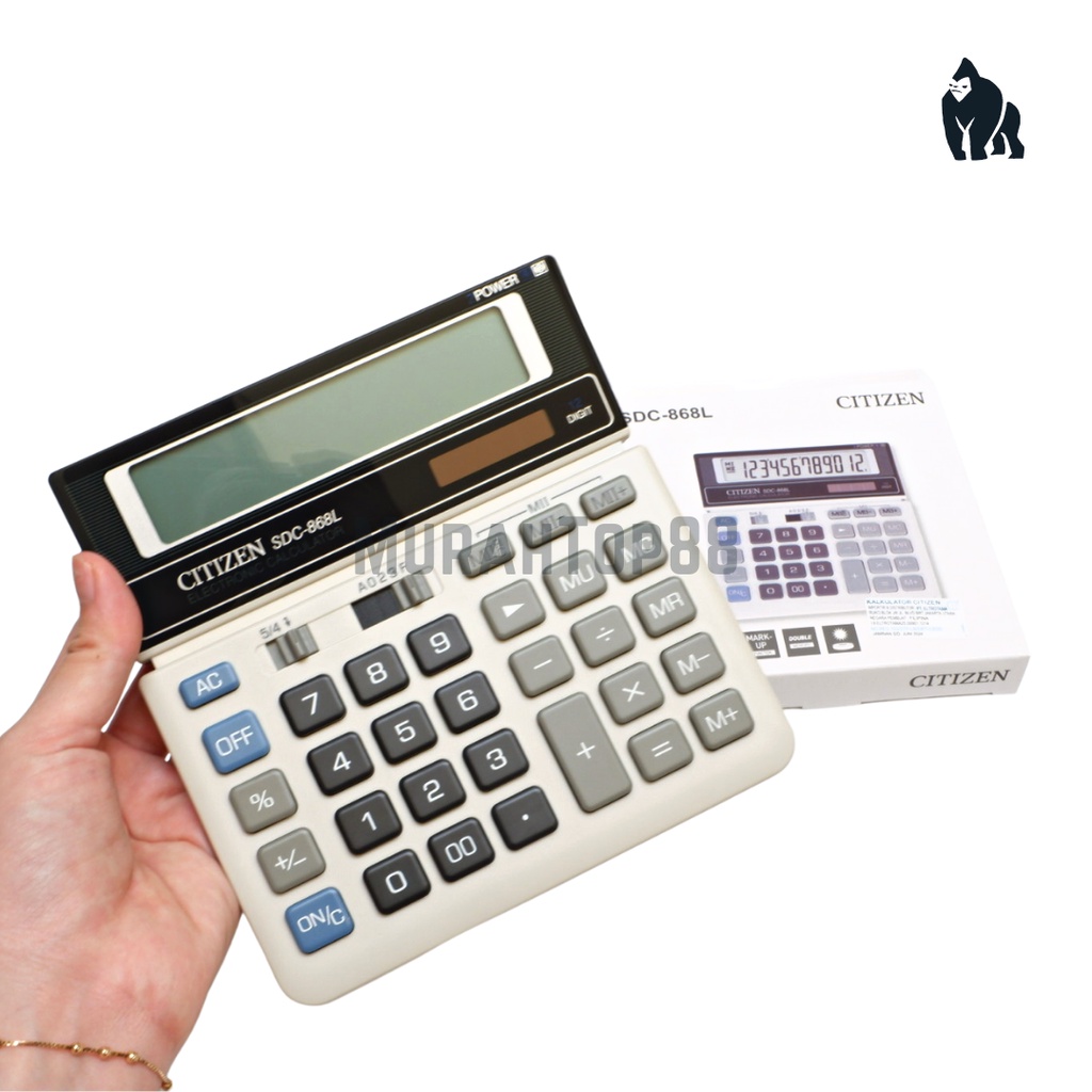 Jual Kalkulator Citizen SDC-868L Original / Calculator Meja Kantor ...