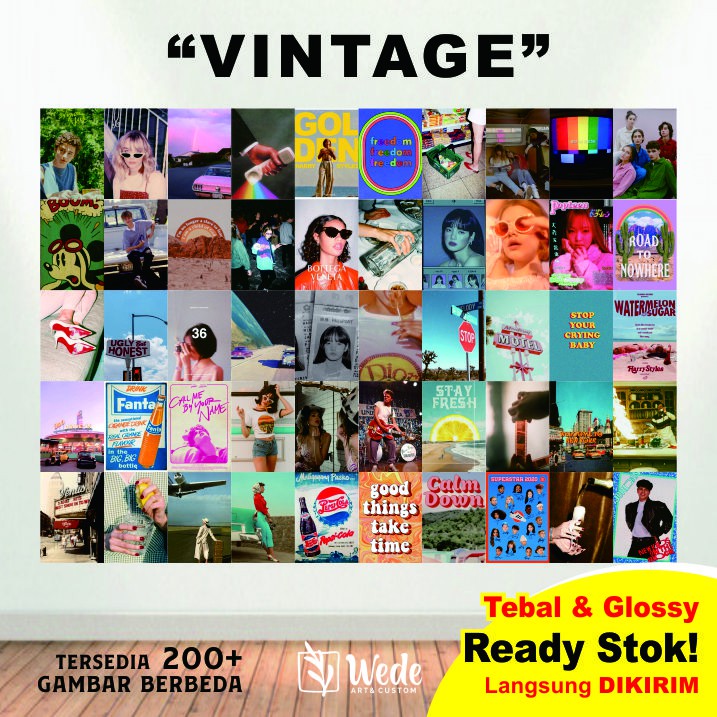 Jual "VINTAGE" POSTER DINDING KAMAR AESTHETIC WALL DECOR AESTHETIC ...