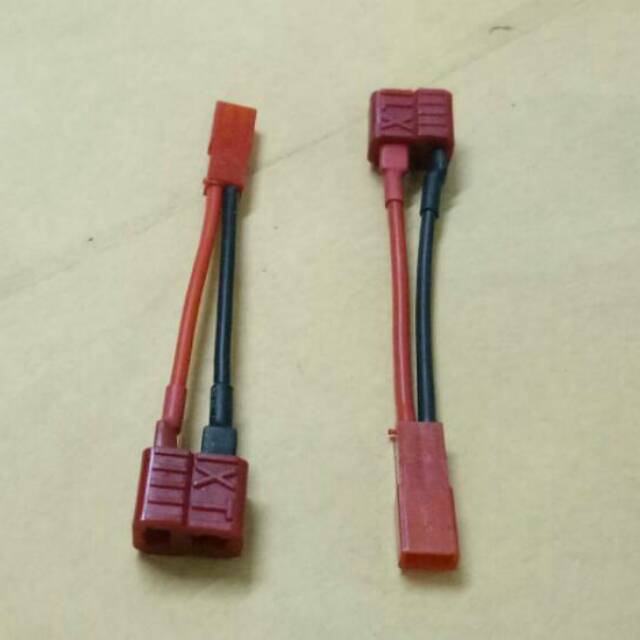 Jual Converter cable T dean female to Jst male plug connector | Shopee ...