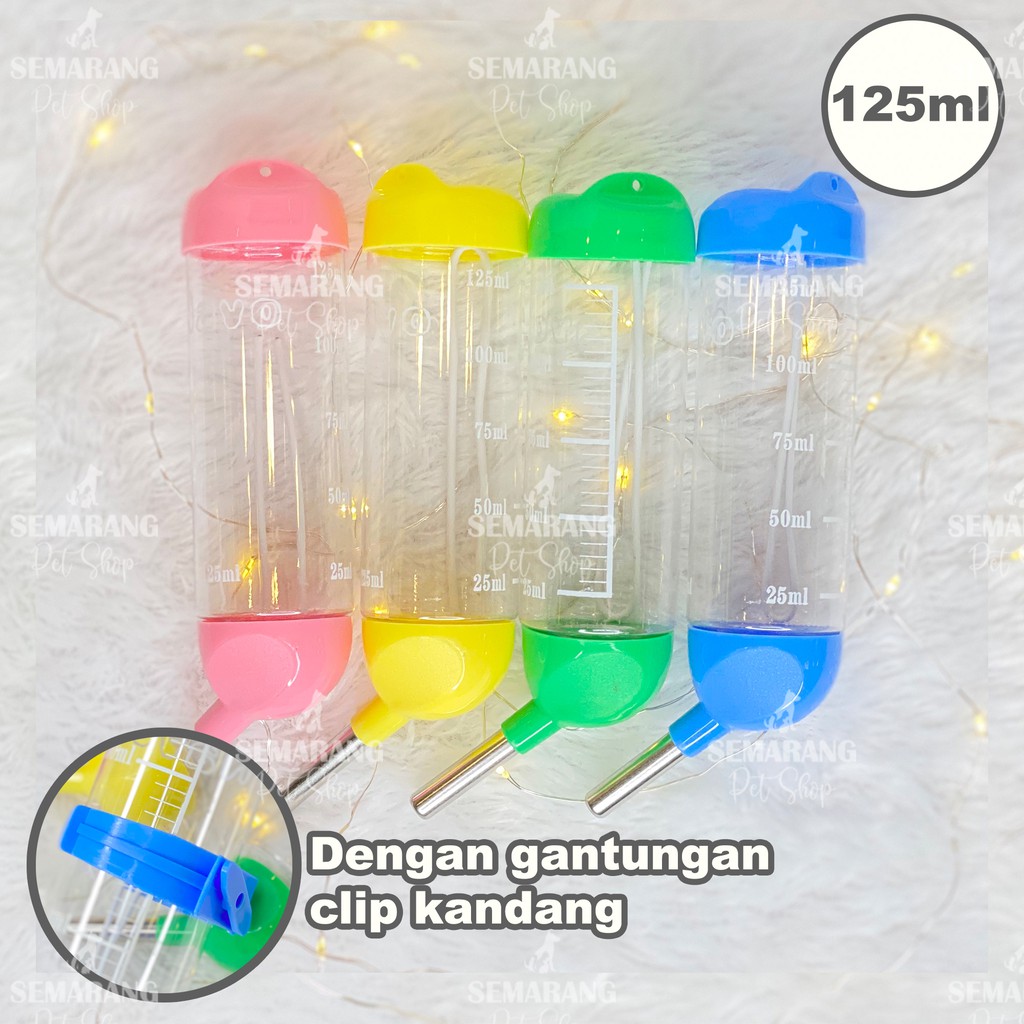 Jual Botol Minum Hamster 125ml Dot Hewan Landak Mini Drinking Bottle ...
