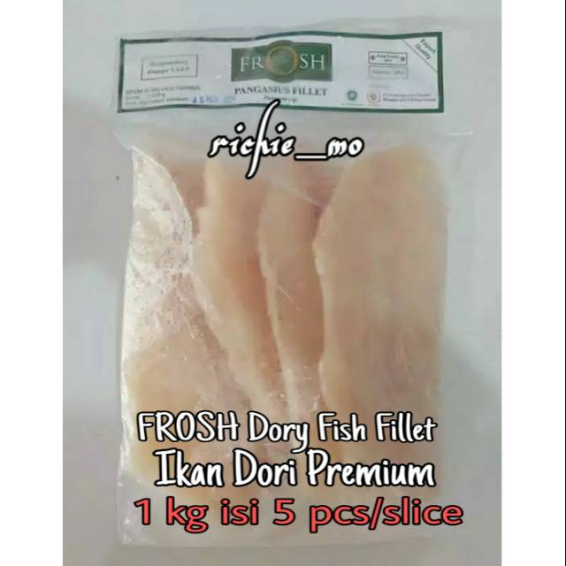 Jual Ikan Dori Fillet 1 kg isi 3pcs/slice-Frosh Dory Fish Fillet ...