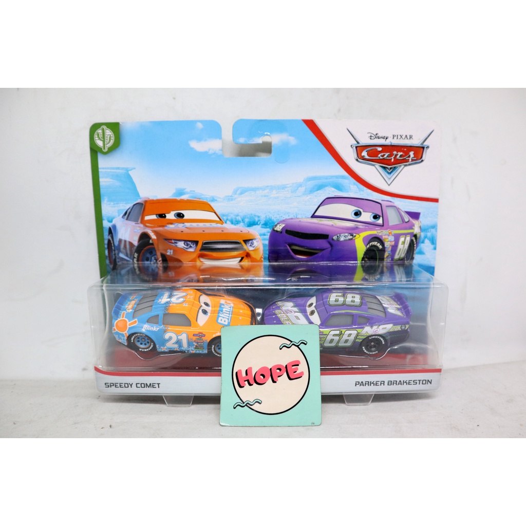 Jual Disney Pixar Cars Speedy Comet & Parker Brakeston Original Mattel ...