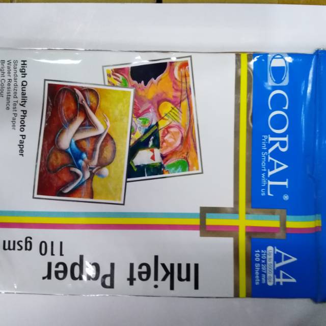 Jual Inkjet paper coral 110gram | Shopee Indonesia