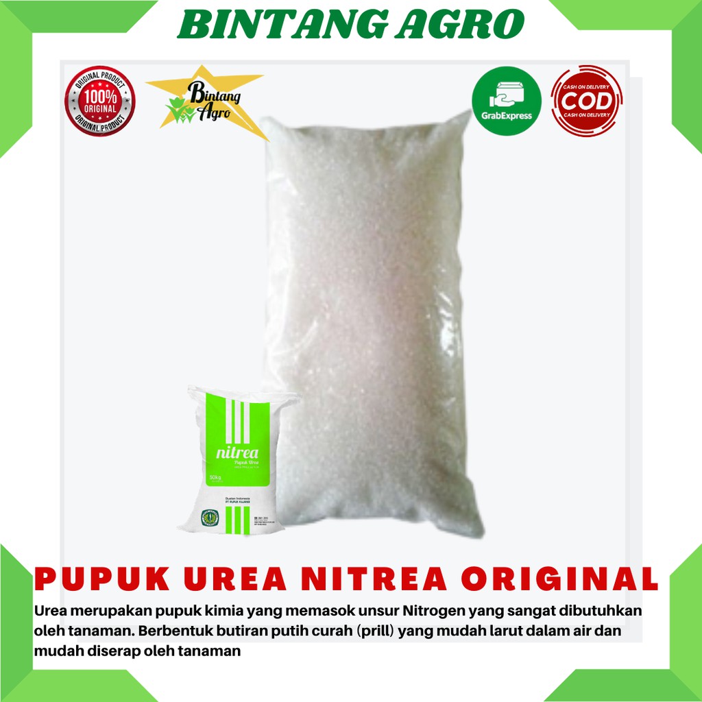 Jual Pupuk Urea Nitrea 1kg Pupuk Penyubur Tanaman - Kemasan Repacking 1kg | Shopee Indonesia