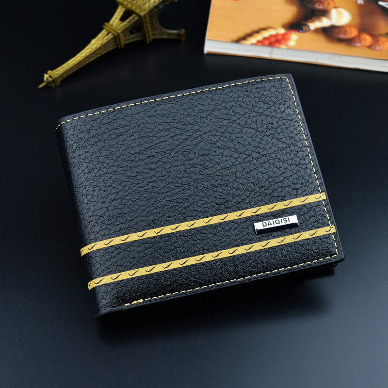 Jual DOMPET LIPAT PRIA KULIT ORIGINAL PREMIUM MURAH HITAM WARROW ...