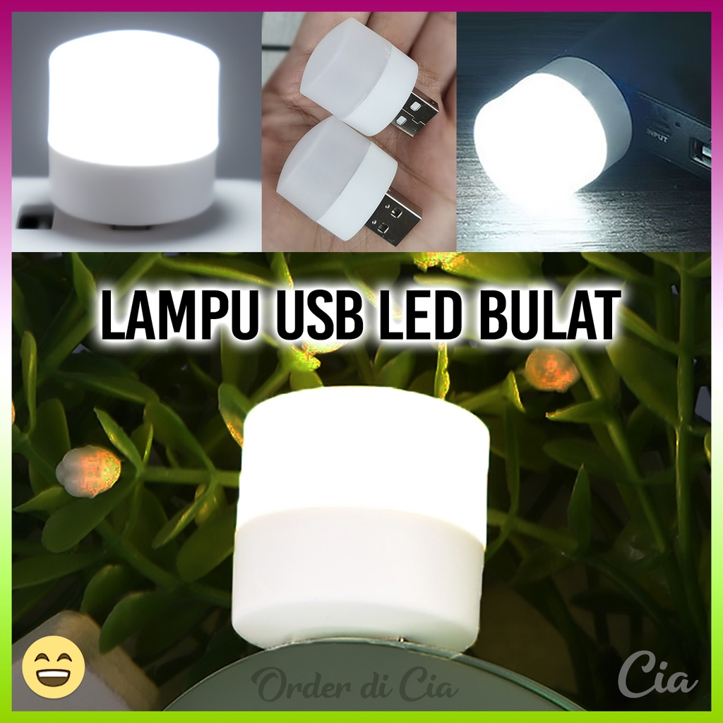 Jual Lampu USB LED Bulat Emergency Lamp Mini Darurat Portable Cahaya Penerang Bohlam Tidur Baca ...