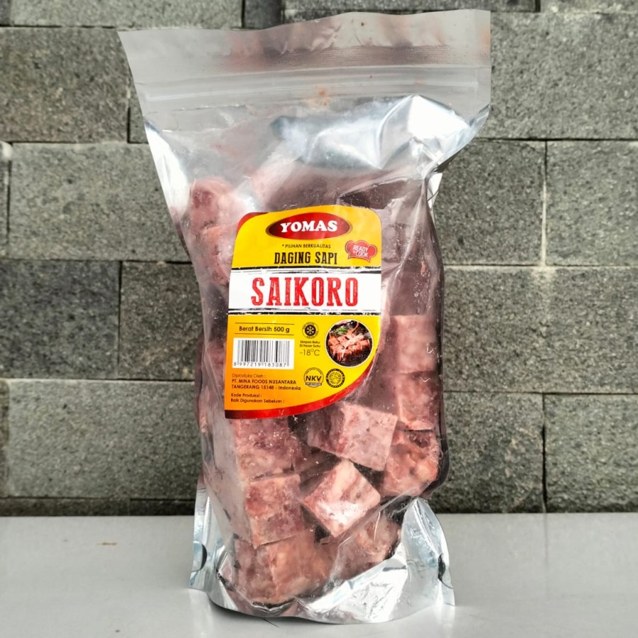 Jual Daging Sapi Saikoro / Beef Saikoro by Yomas 500 Gr | Shopee Indonesia