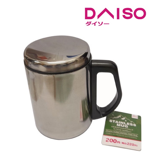 Jual Daiso Stainless Steel Mug 240 ml | Shopee Indonesia