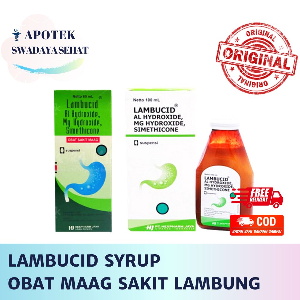 Jual LAMBUCID SIRUP 100ML 60ML ~ OBAT PEREDA SAKIT MAAG DAN ASAM ...