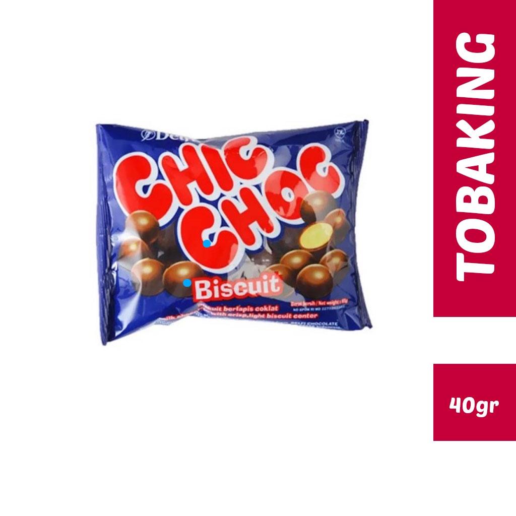 Jual Delfi Chic Choc Biscuit Chocolate Ball 40 gr Bola Biskuit Cokelat ...