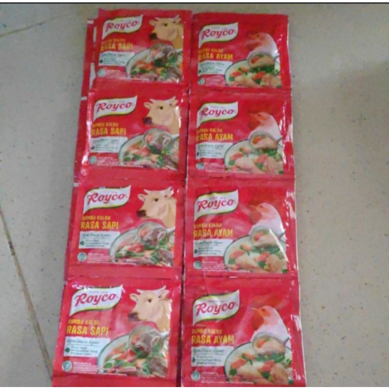 Jual royco ayam&sapi 1renceng (isi 12pcs) | Shopee Indonesia