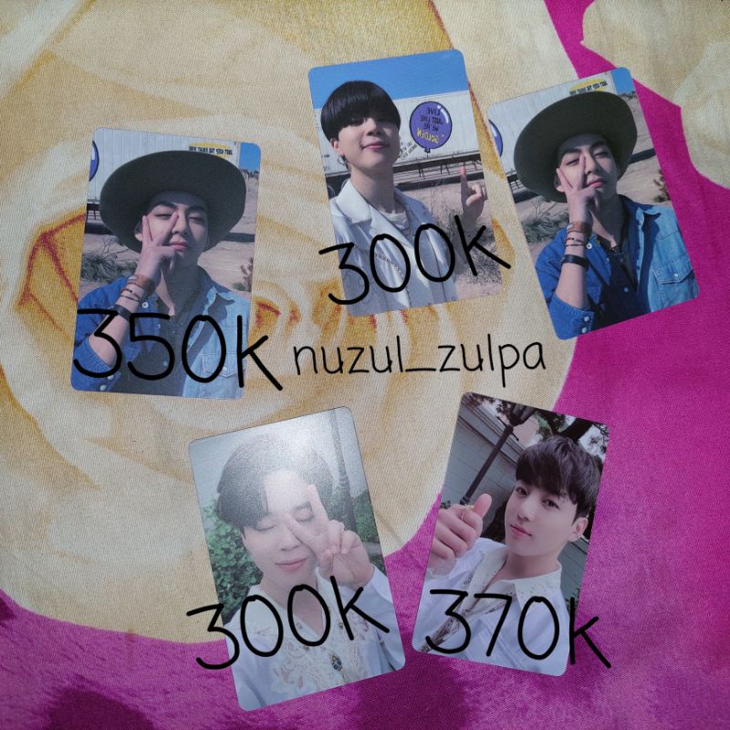 Jual photocard pc lucky draw ld butter bts sw soundwave pws powerstation m2u tae v jungkook jk ...