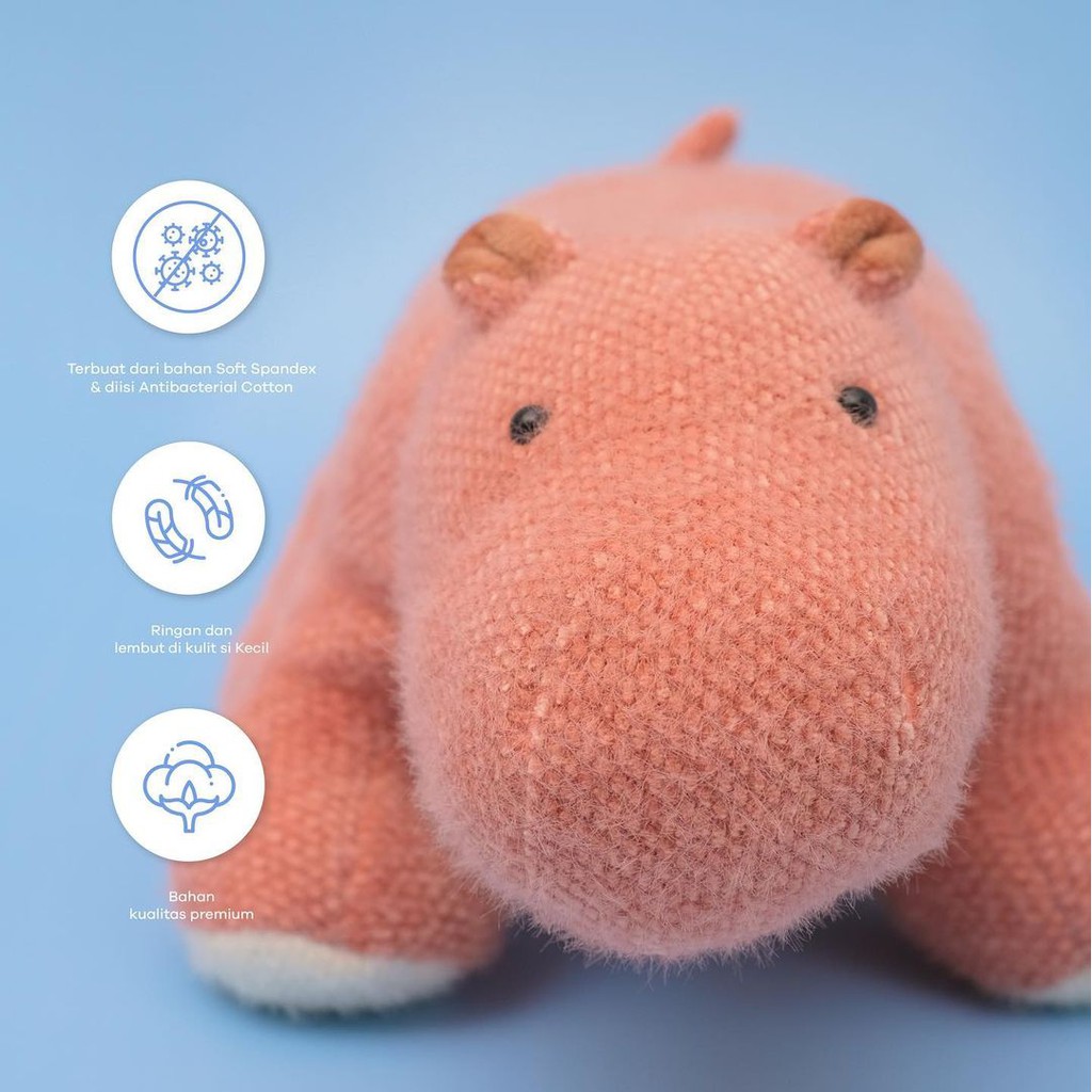 Jual Molly the Hippo - Boneka Anak Anti Bakteri / Plush Toys - Boneka ...