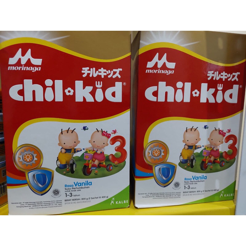 Jual Susu Chil-Kid morinaga Rasa Vanila Tahap 3 1-3 tahun 800g | Shopee ...