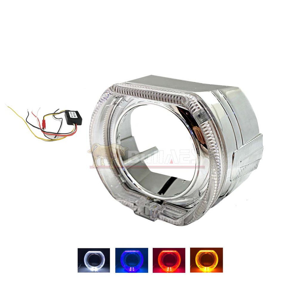 Jual Shroud BMW 2,5 Inchi With LED I Shroud BMW 2,5 Inch With Angel Eye ...