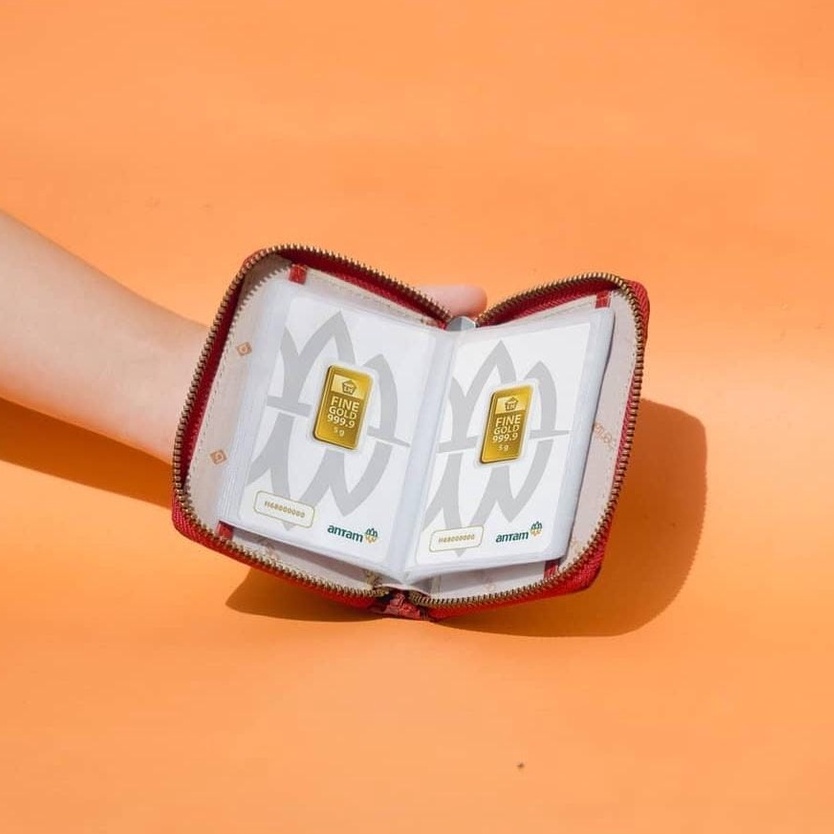 Jual LM Case | GOLD SHINY | Berliano | Dompet kartu | Shopee Indonesia