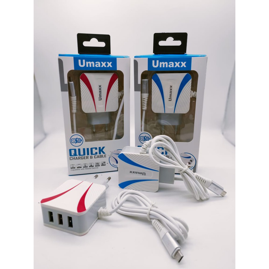 Jual Charger Umaxx Fast Charging Micro Usb Original Casan Quick Charge ...