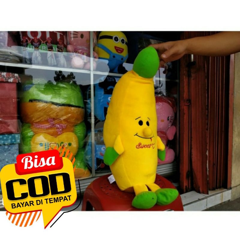 Jual boneka pisang ukuran sedang - boneka banana pisang | Shopee Indonesia