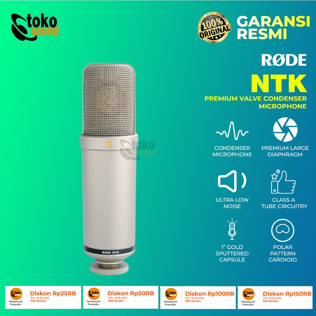 Jual Rode NTK NTK Premium Valve Condenser Microphone | Shopee Indonesia
