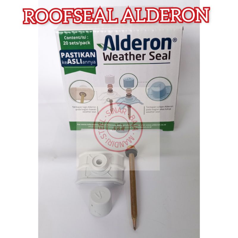 Jual Roofseal /Paku Alderon / Weather Seal Alderon @20pcs | Shopee ...