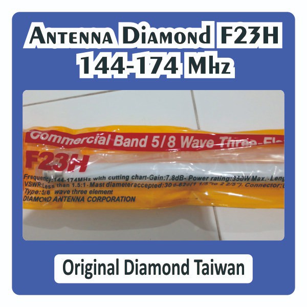 Jual Antenna Diamond F23H Original Taiwan Antena Gedung Bare Rig VHF Telex F 23 H | Shopee Indonesia