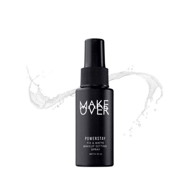 Jual MAKE OVER POWERSTAY FIX & MATTE MAKE UP SETTING SPRAY | Shopee ...
